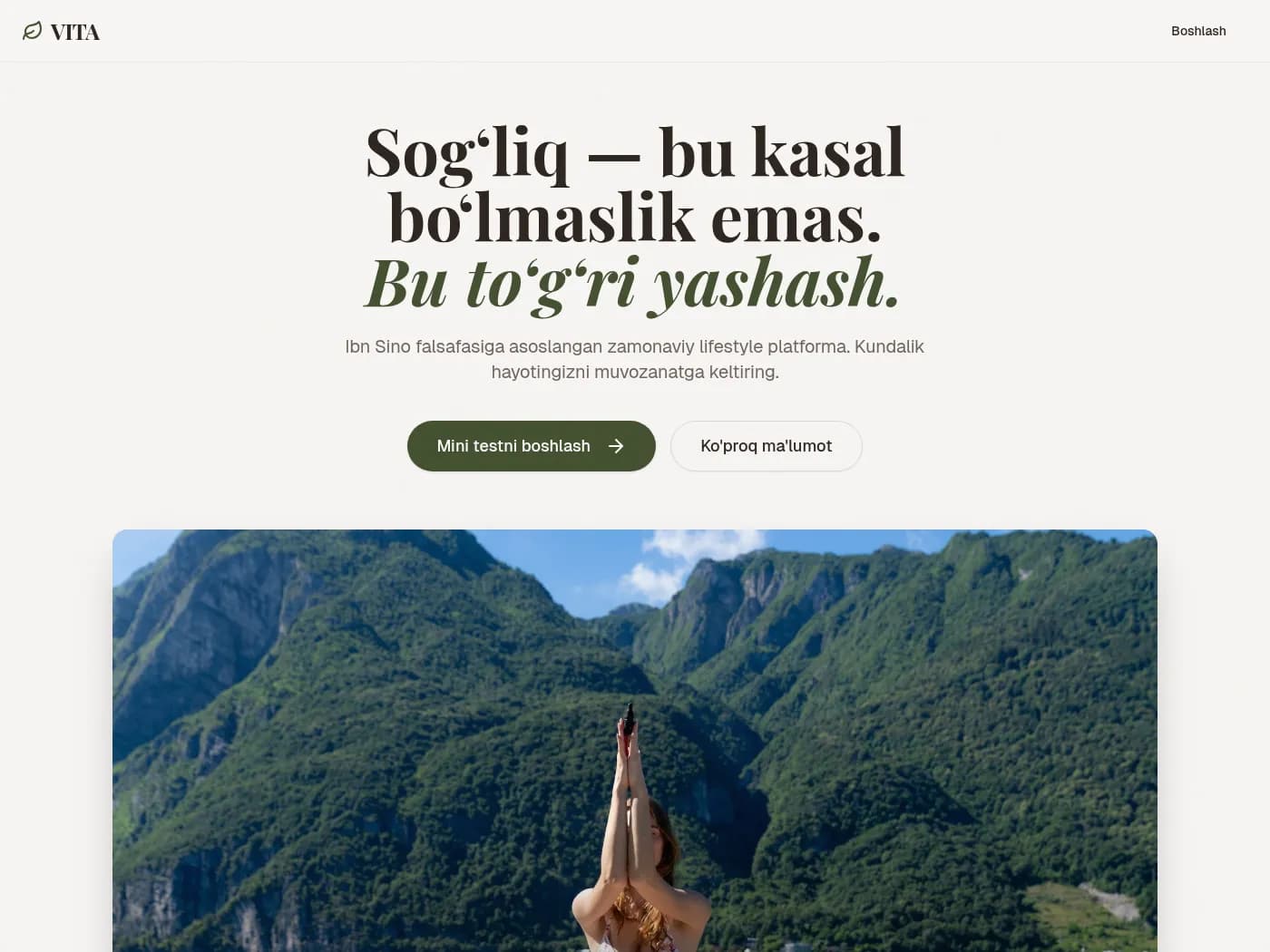 VITA Lifestyle Platform