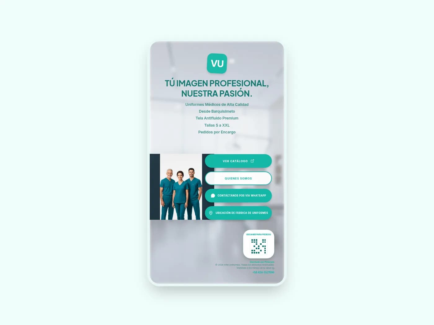 Vital Uniformes Showcase