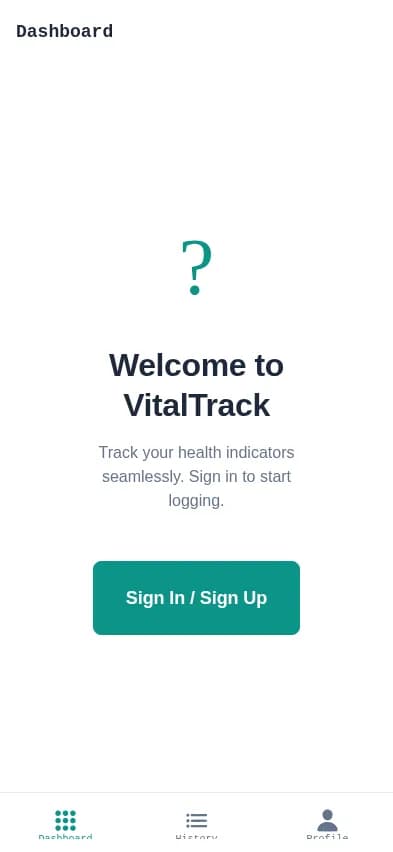 VitalTrack Mobile