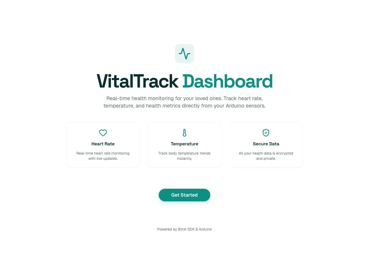 VitalTrack Dashboard