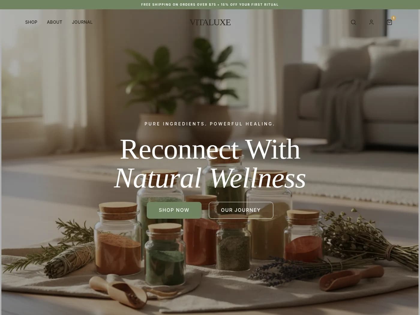 Vitaluxe Wellness Shop