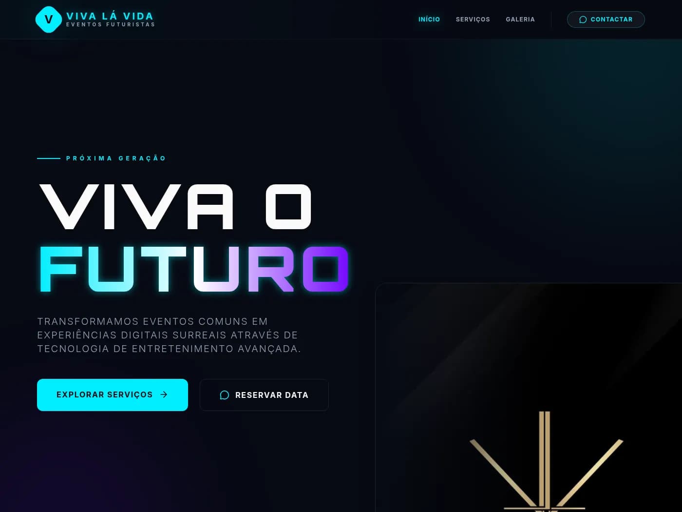 Viva Lá Vida Eventos Site