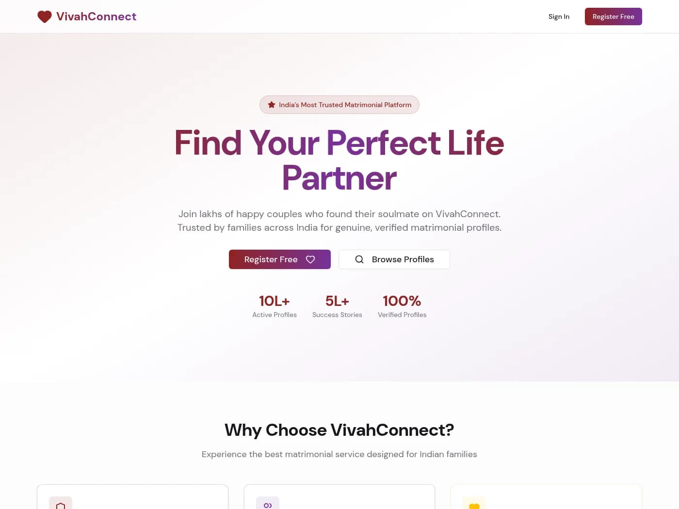 VivahConnect Platform