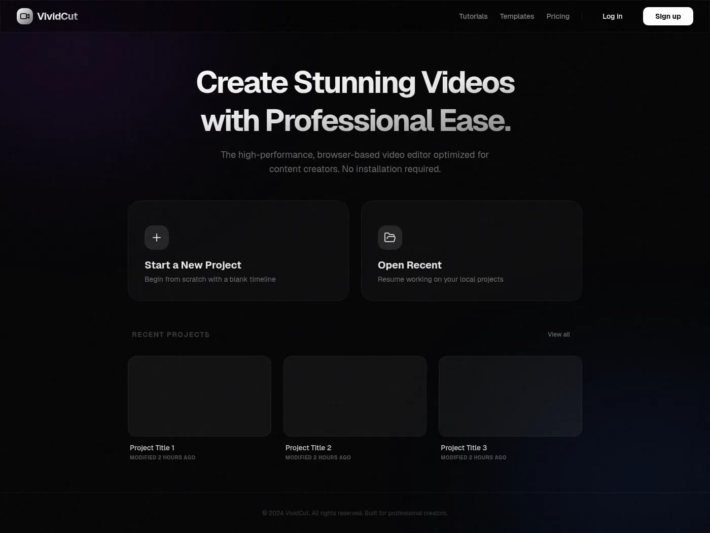 VividCut Video Editor