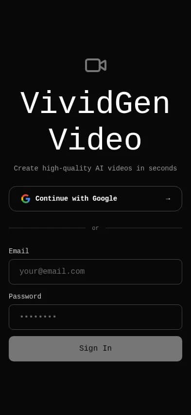 VividGen Video Creator
