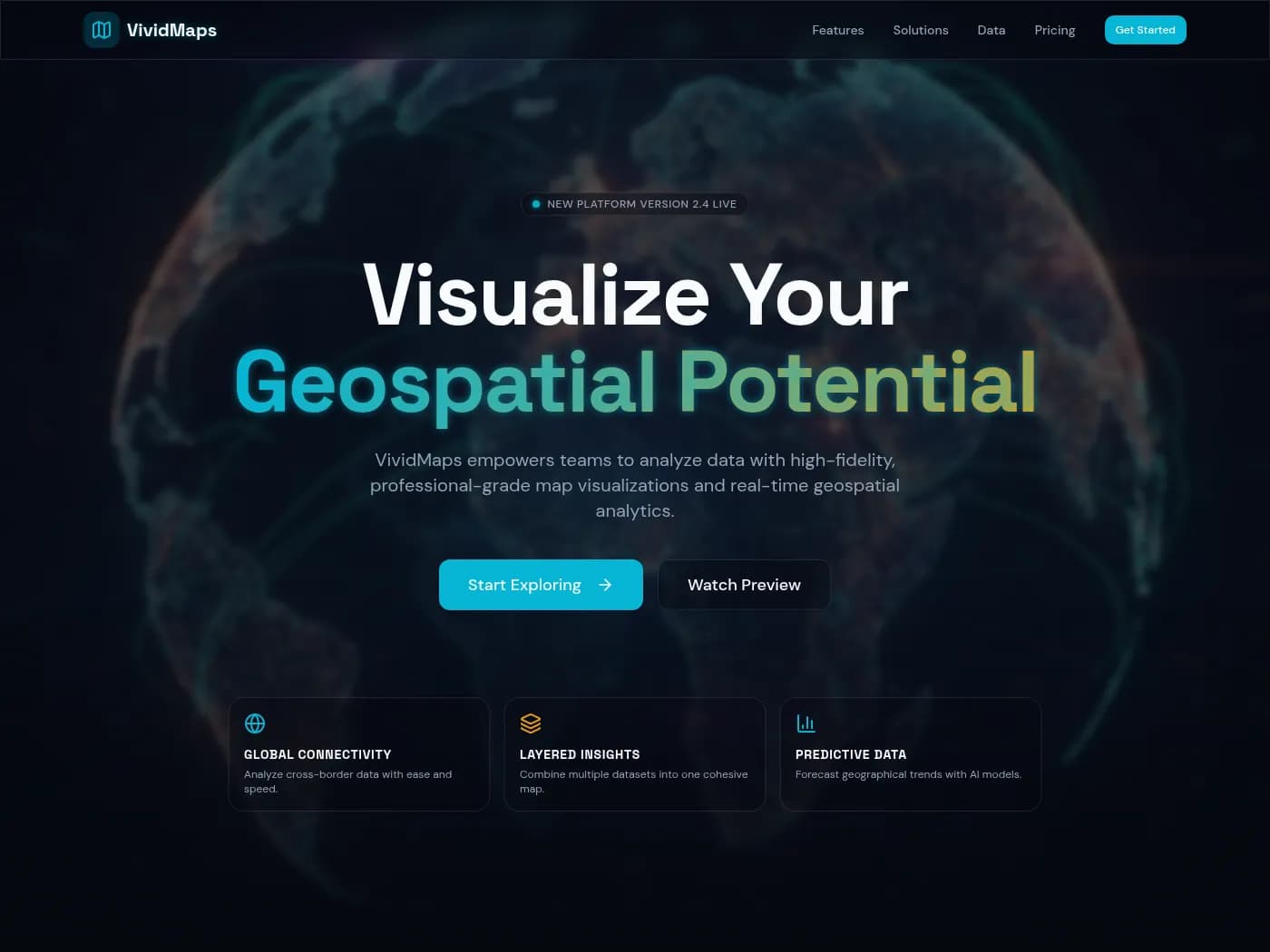 VividMaps Webpage