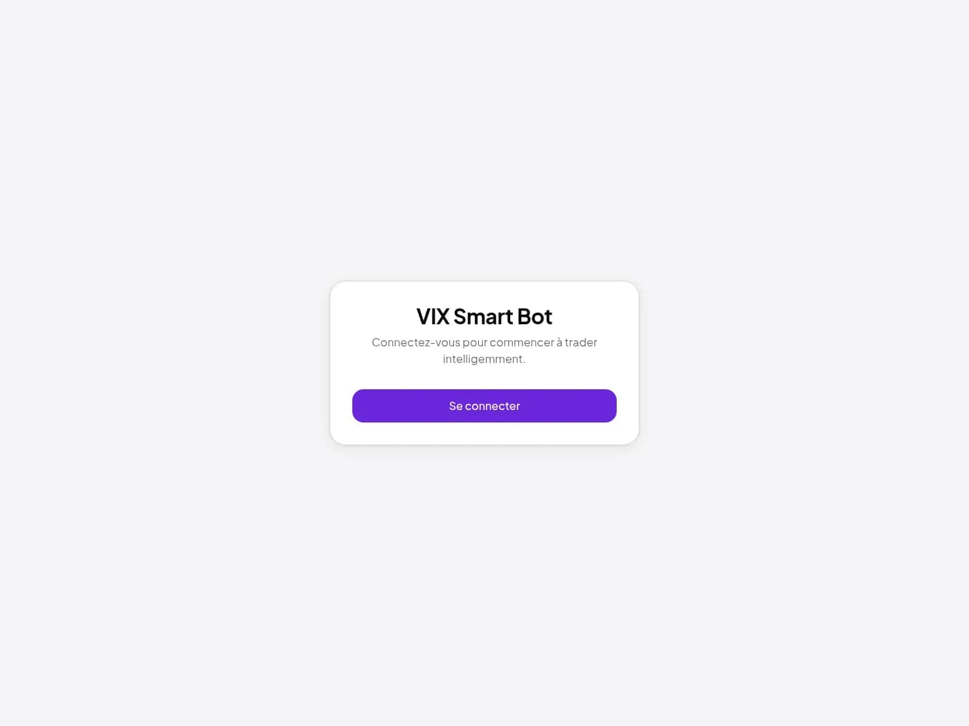 VIX Smart Trading Bot