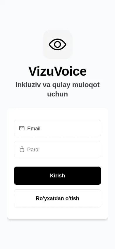 VizuVoice Accessibility App