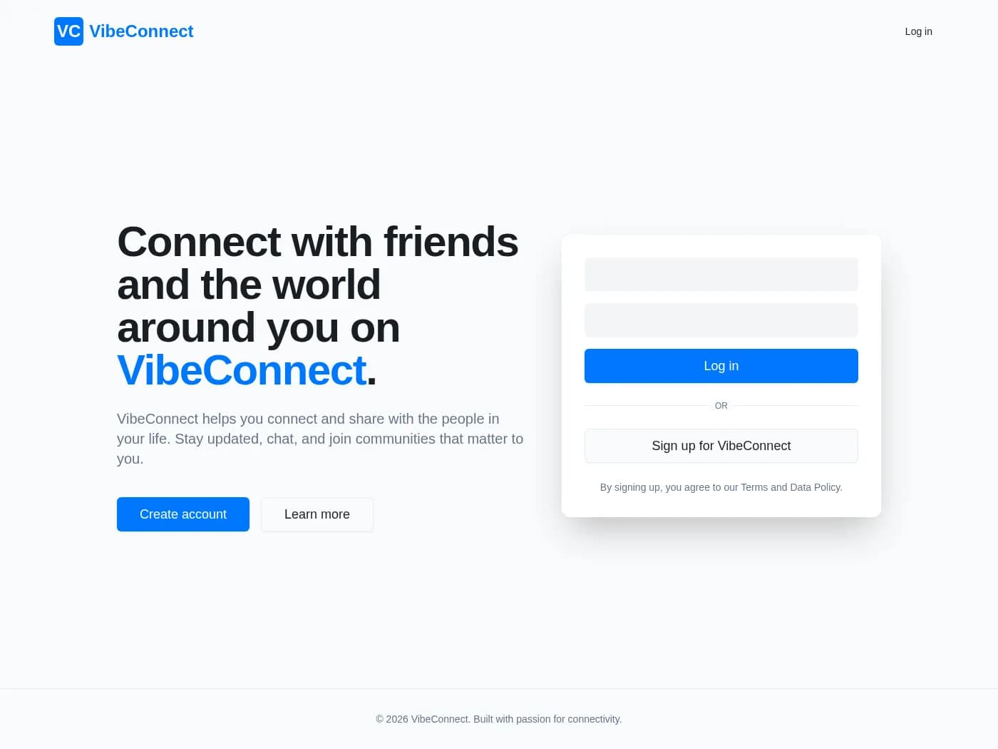 VK Social Clone