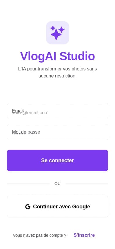 VlogAI Clone Mobile