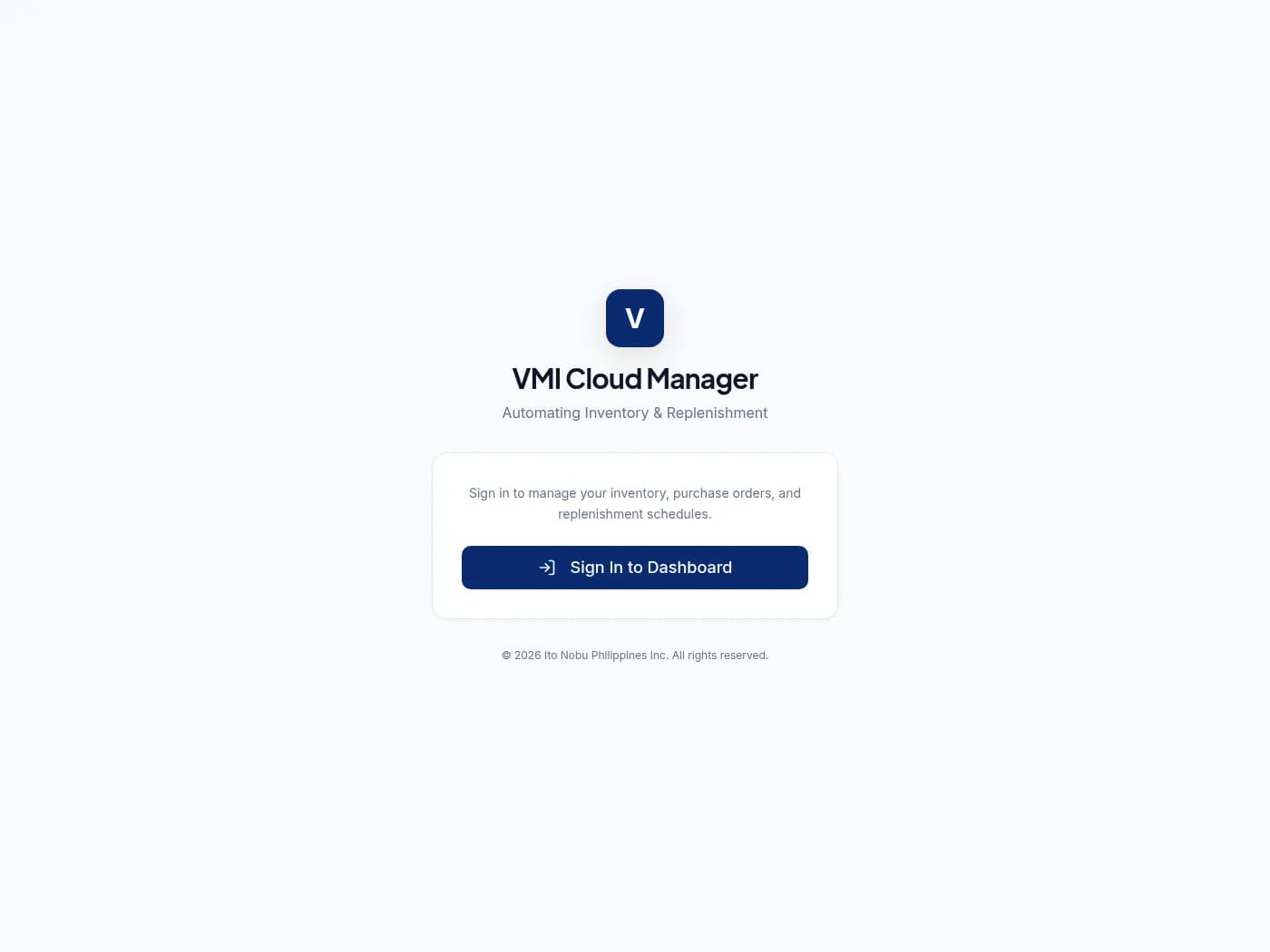 VMI Cloud Manager