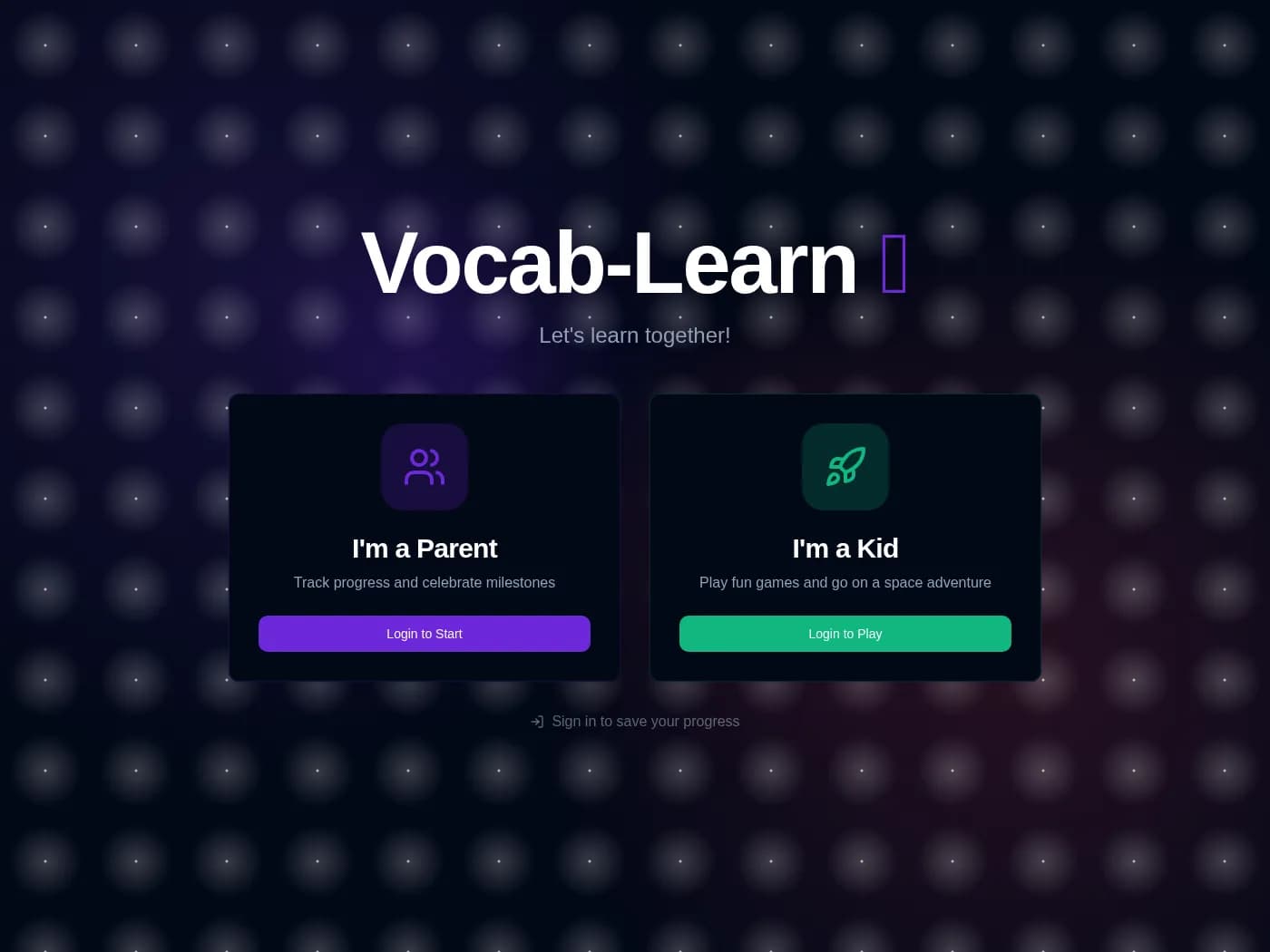 Vocab-Learn Adventure