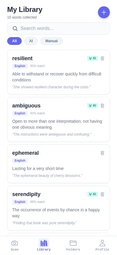 VocabSnap AI