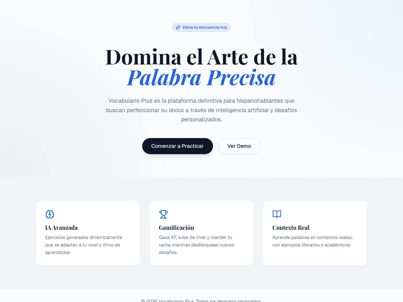 Vocabulario Plus
