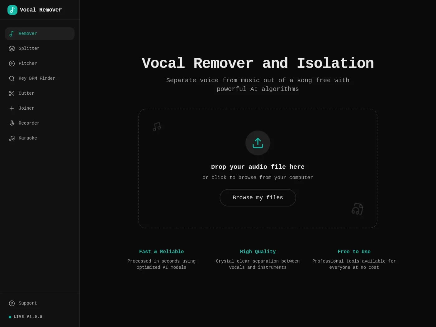 Vocal Remover Clone