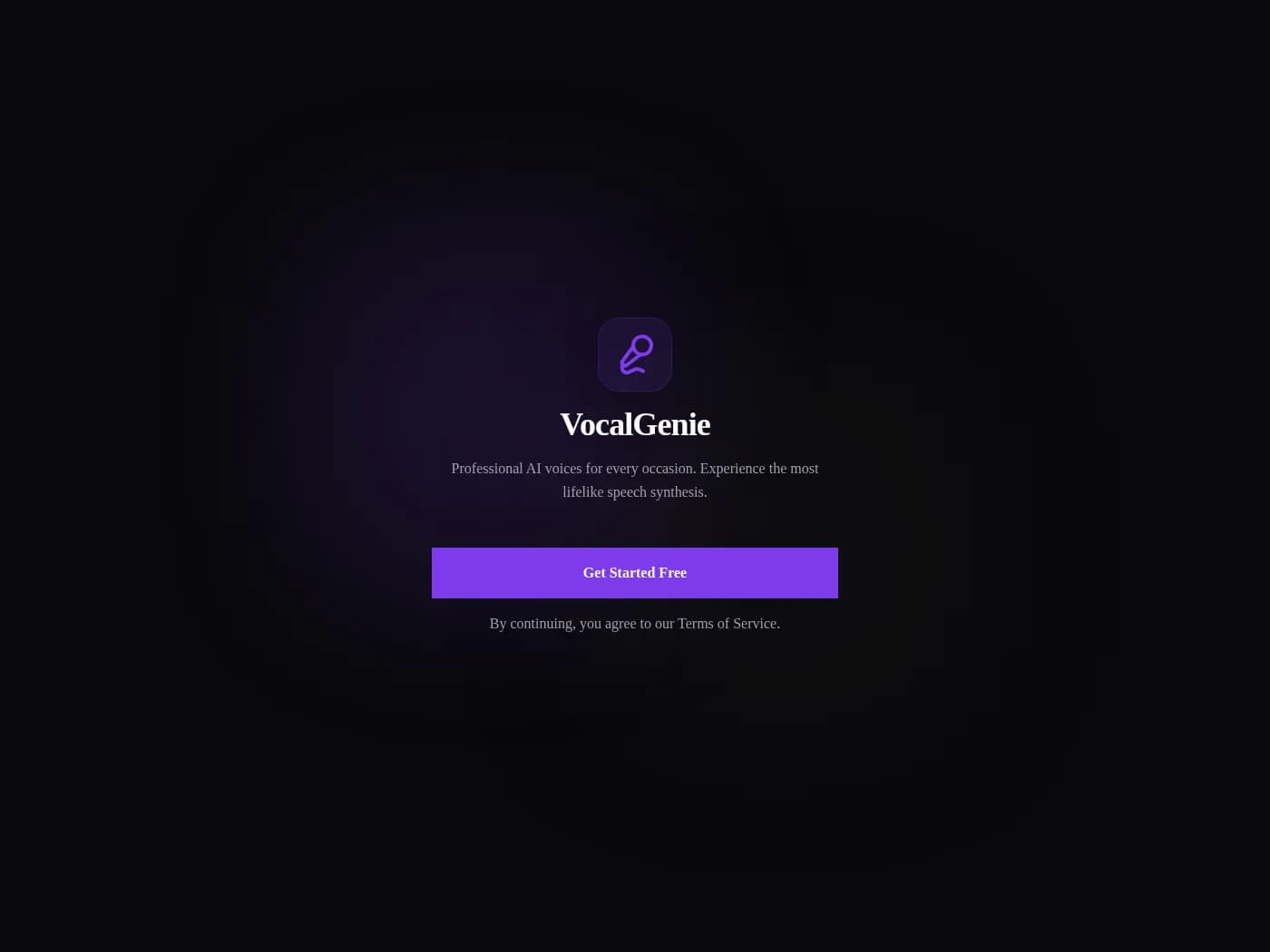 VocalGenie TTS