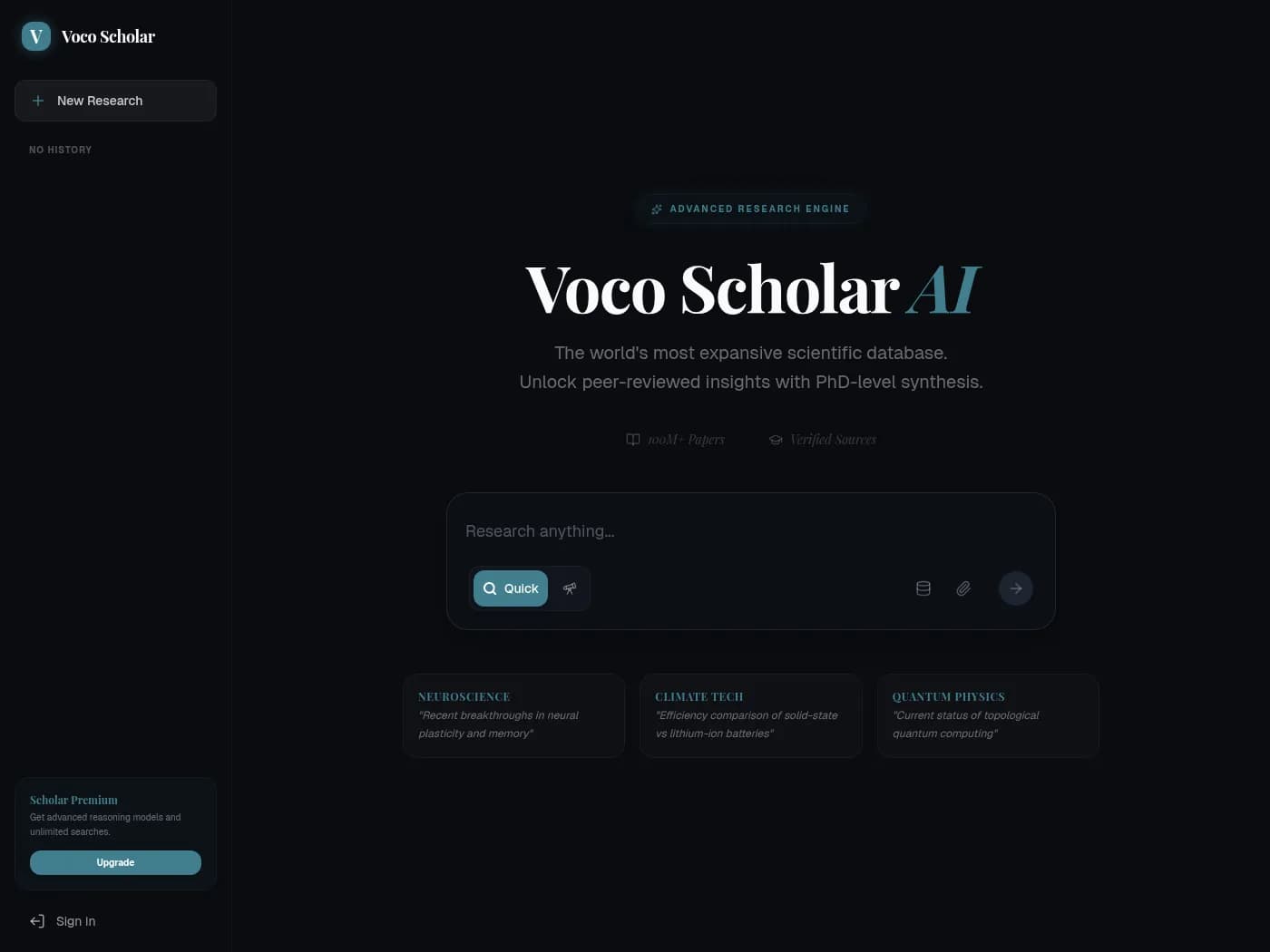 Voco Scholar AI