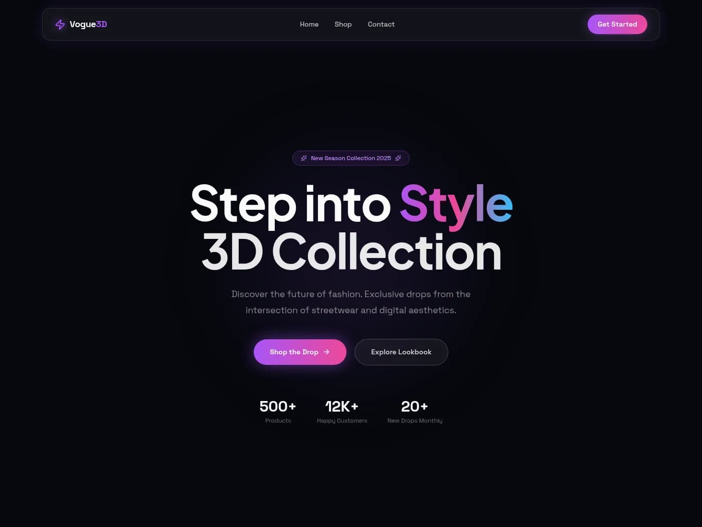 Vogue3D Showcase