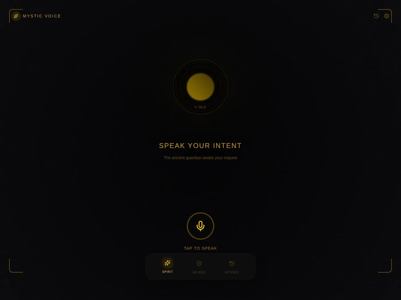 Voice Agent Screen