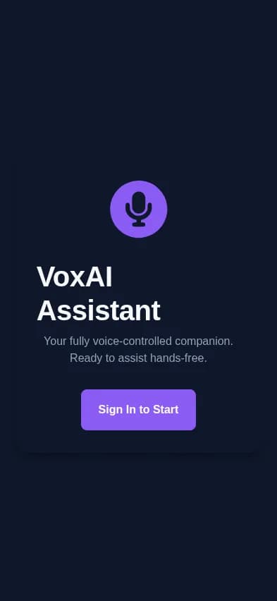 VoxAI Assistant