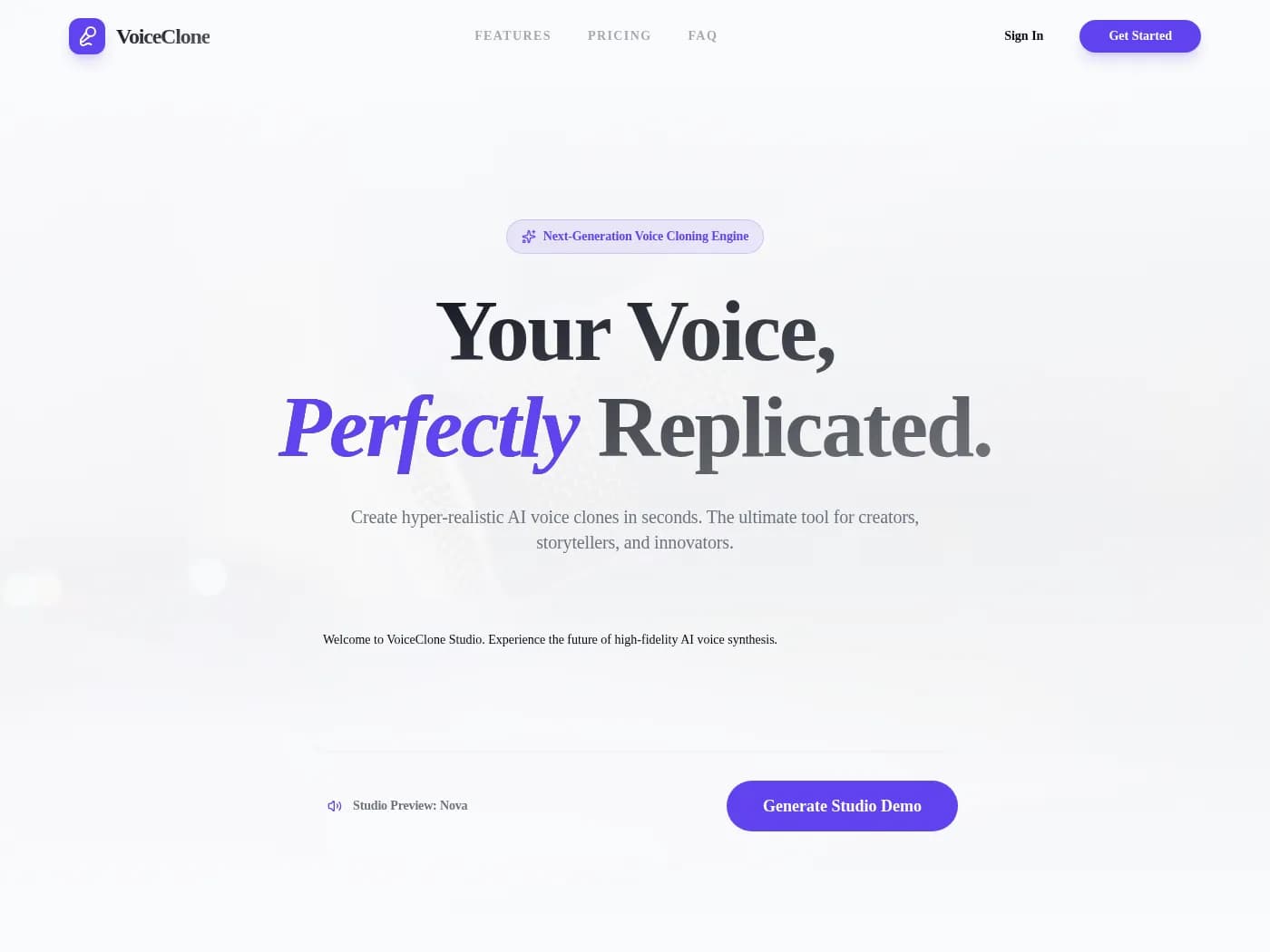 VoiceClone Studio