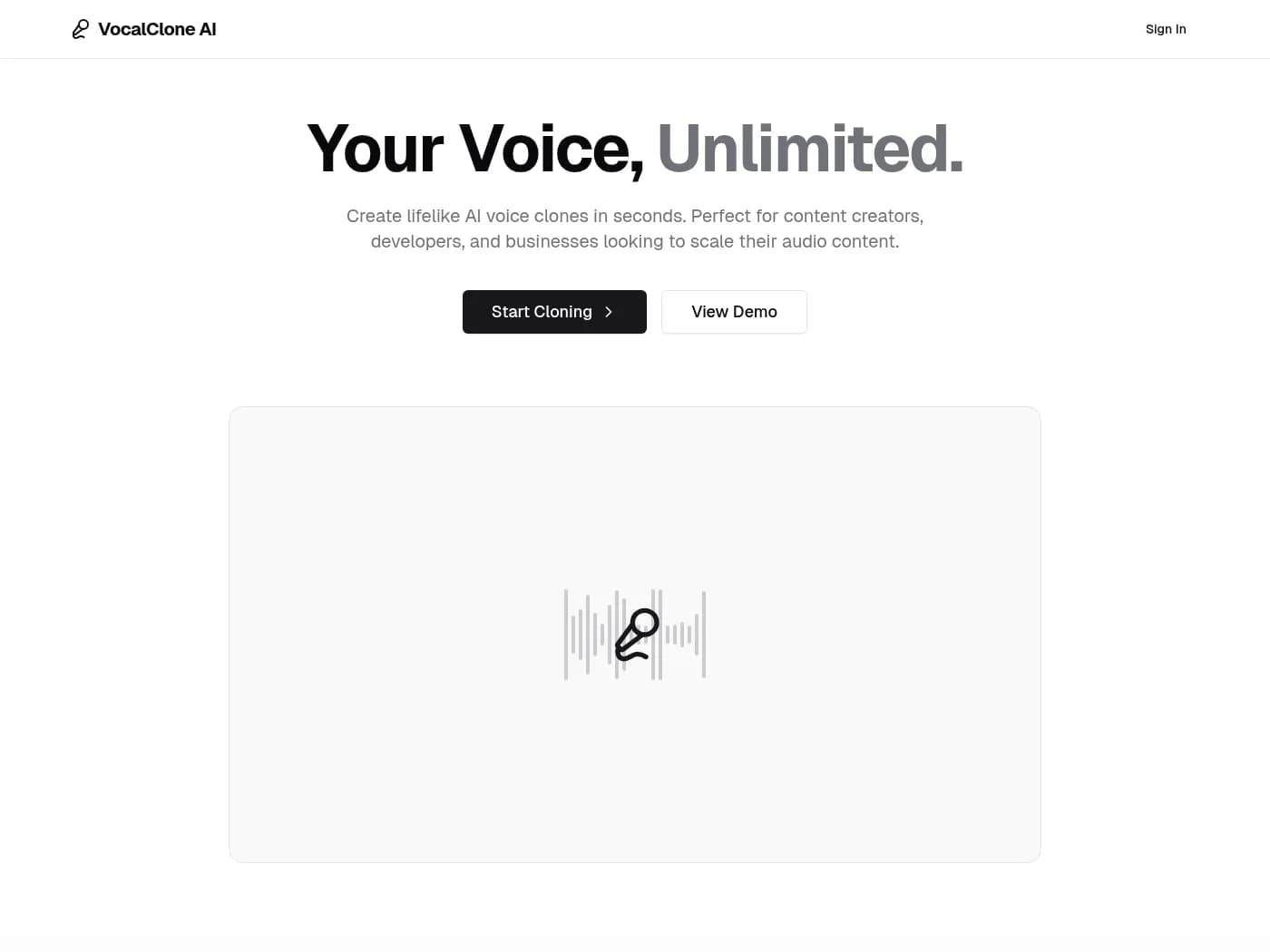VocalClone AI