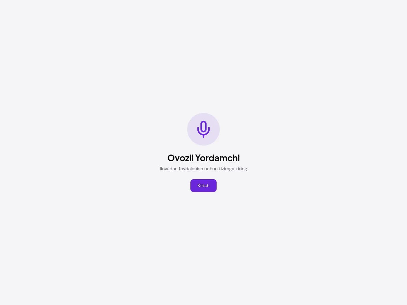 Voice Command App
