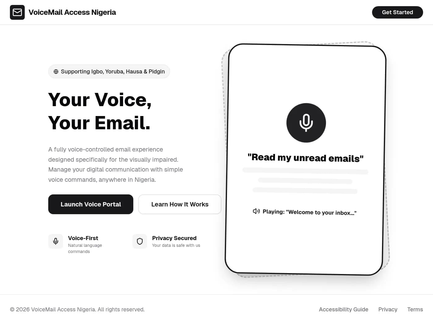 VoiceMail Access Nigeria