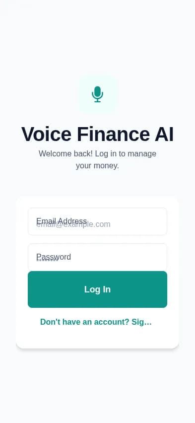 Voice Finance AI