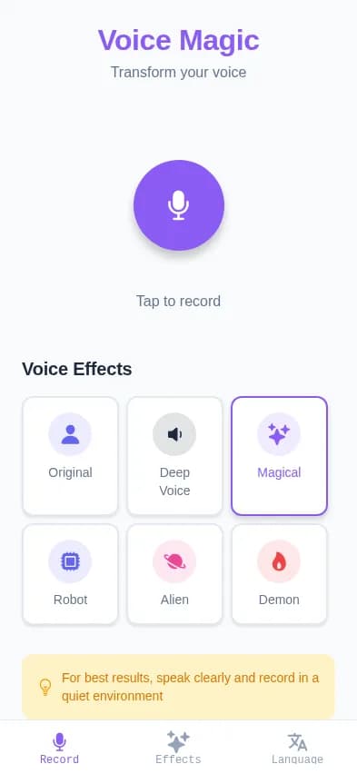 Voice Magic Cloner
