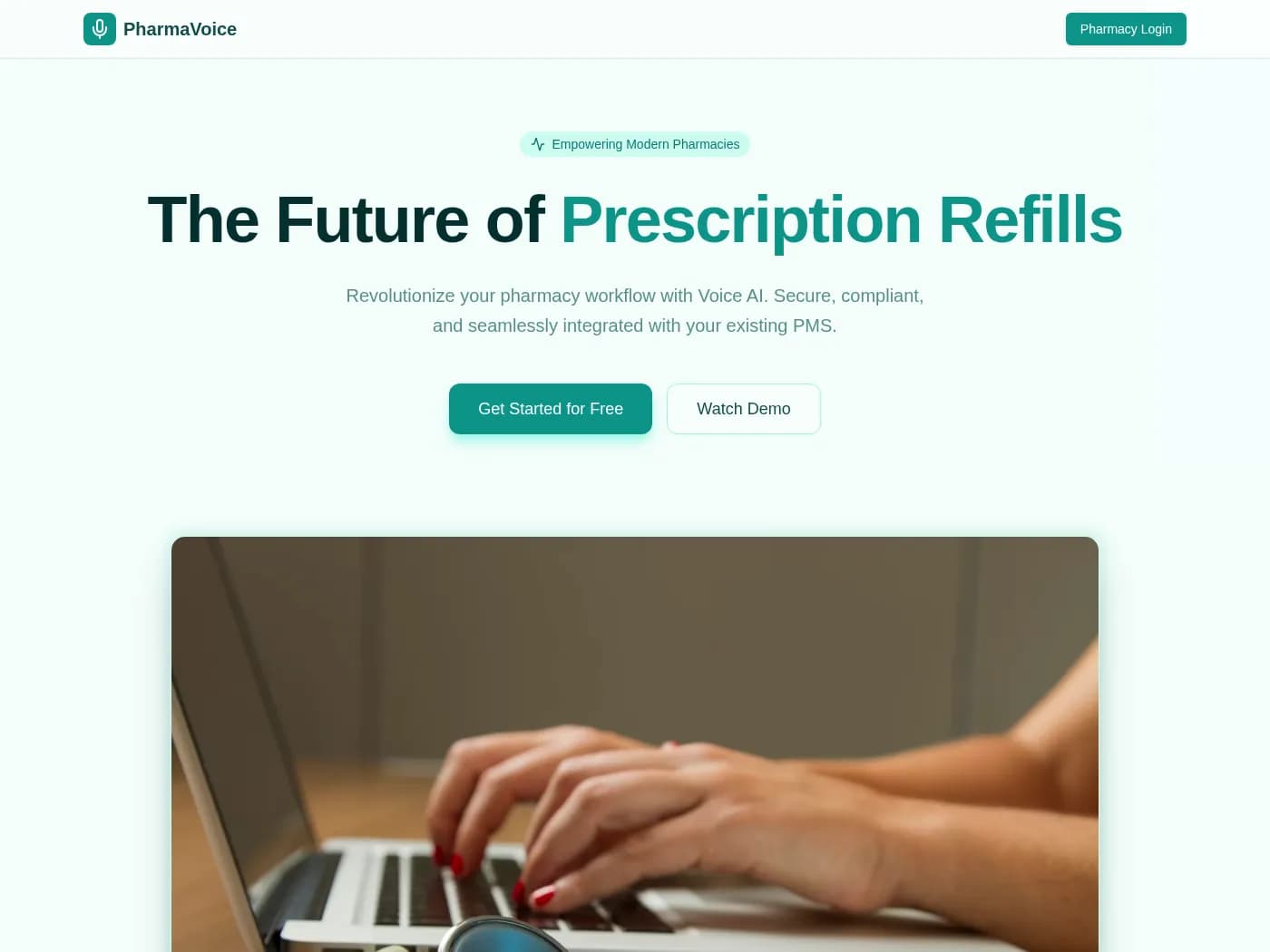 PharmaVoice Refill AI