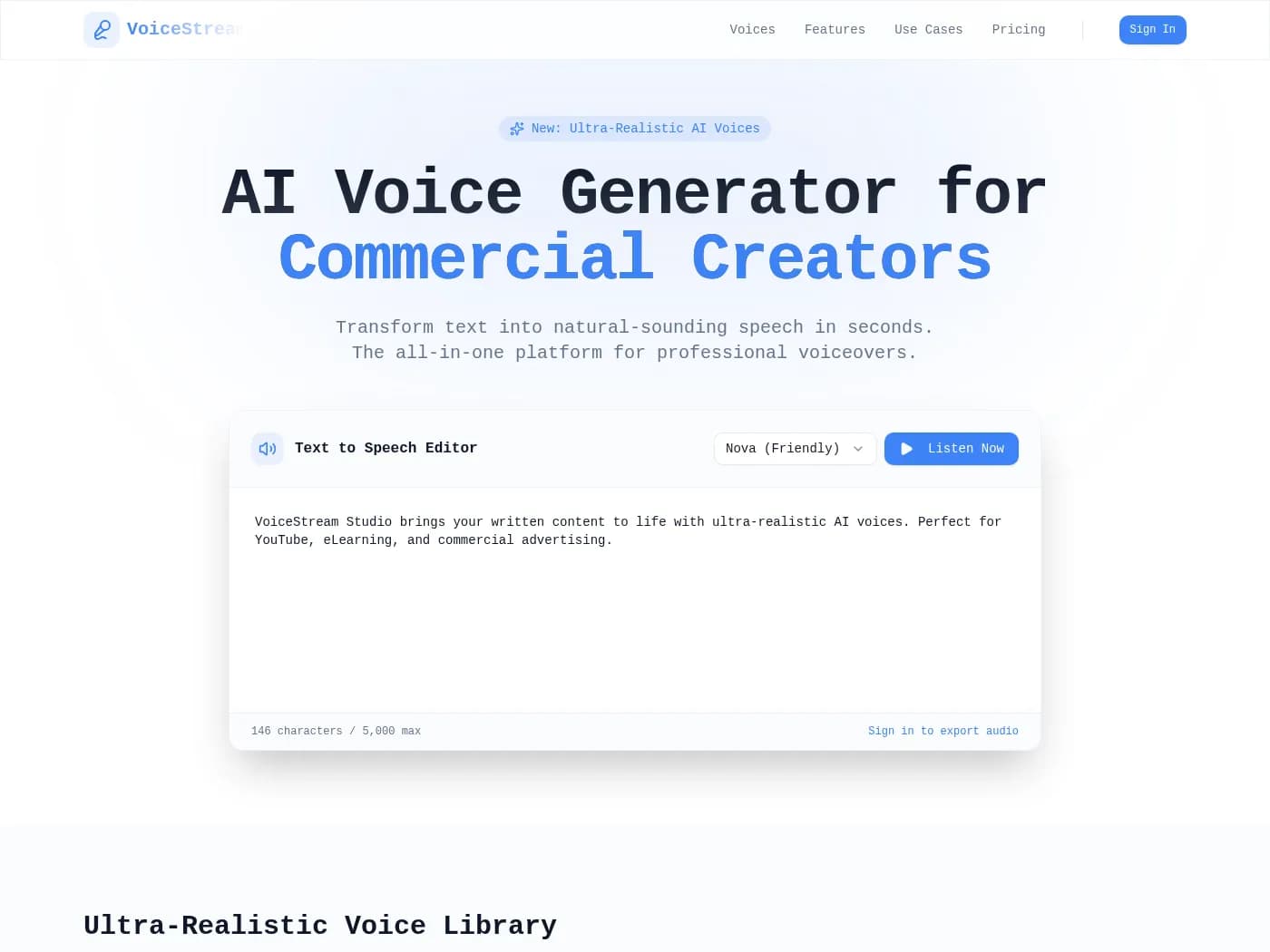 VoiceStream Studio