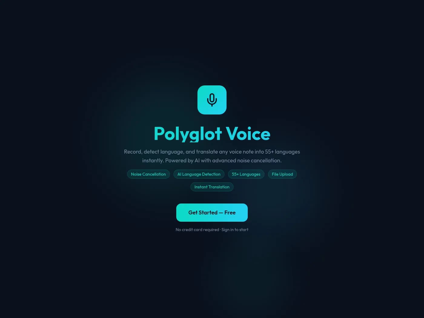 Polyglot Voice Transcriber