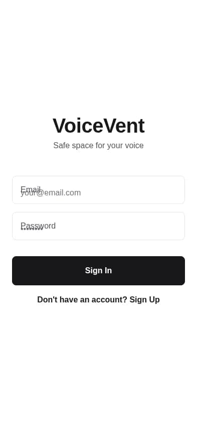 VoiceVent Mobile Platform