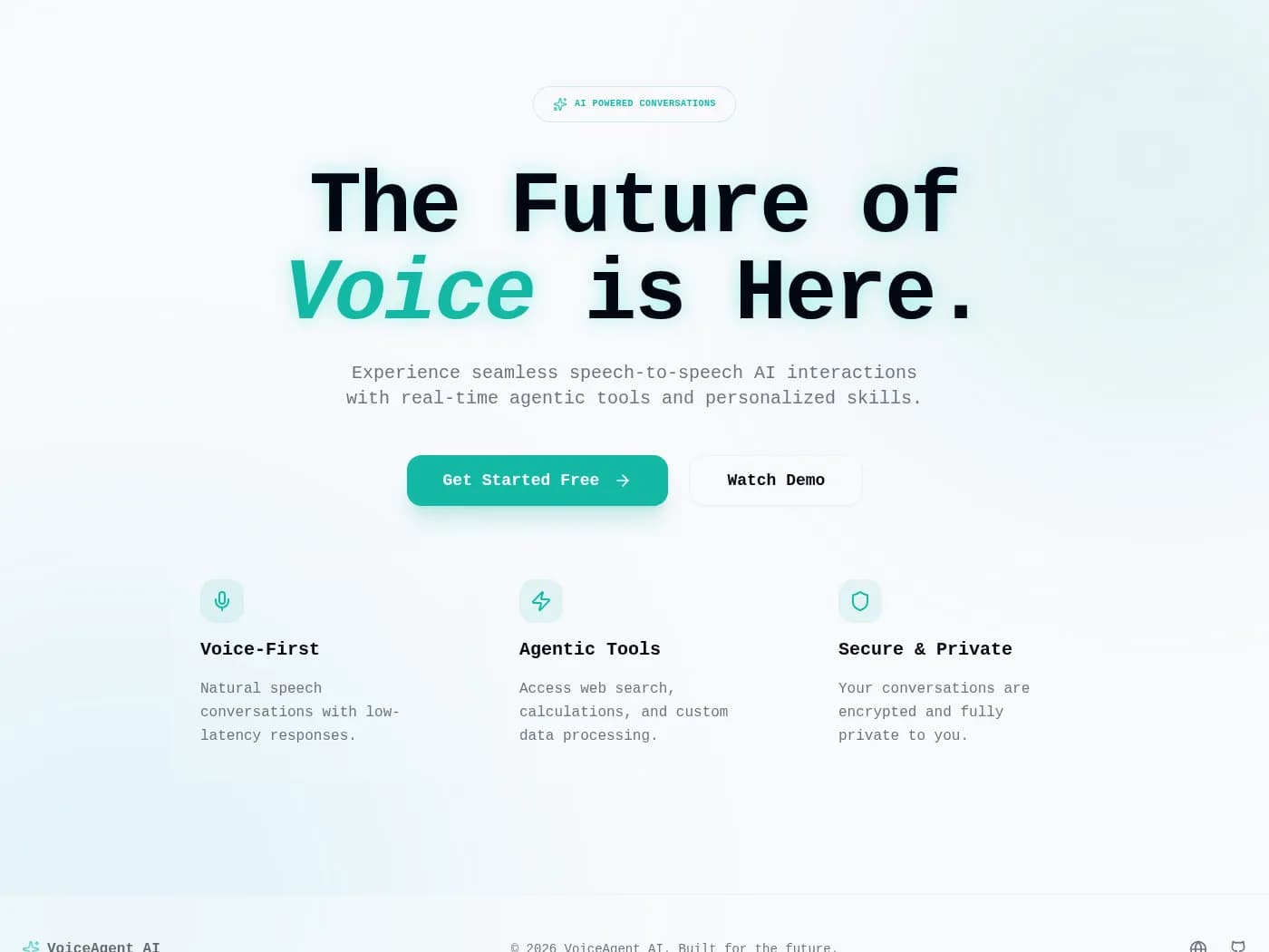 VoiceAgent AI Chat