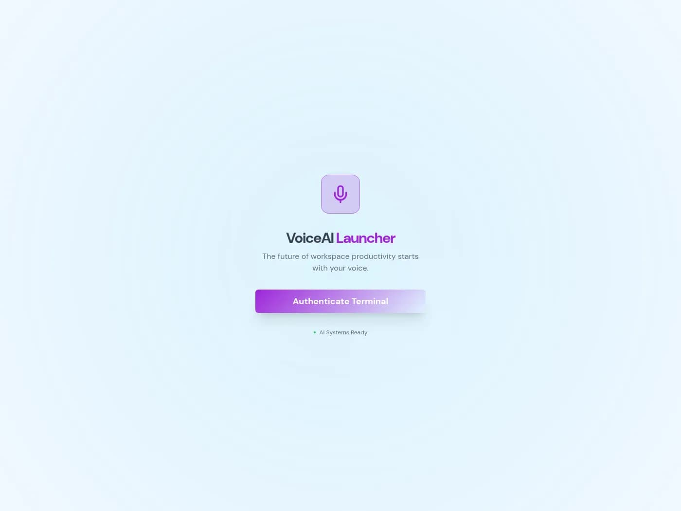 VoiceAI App Launcher
