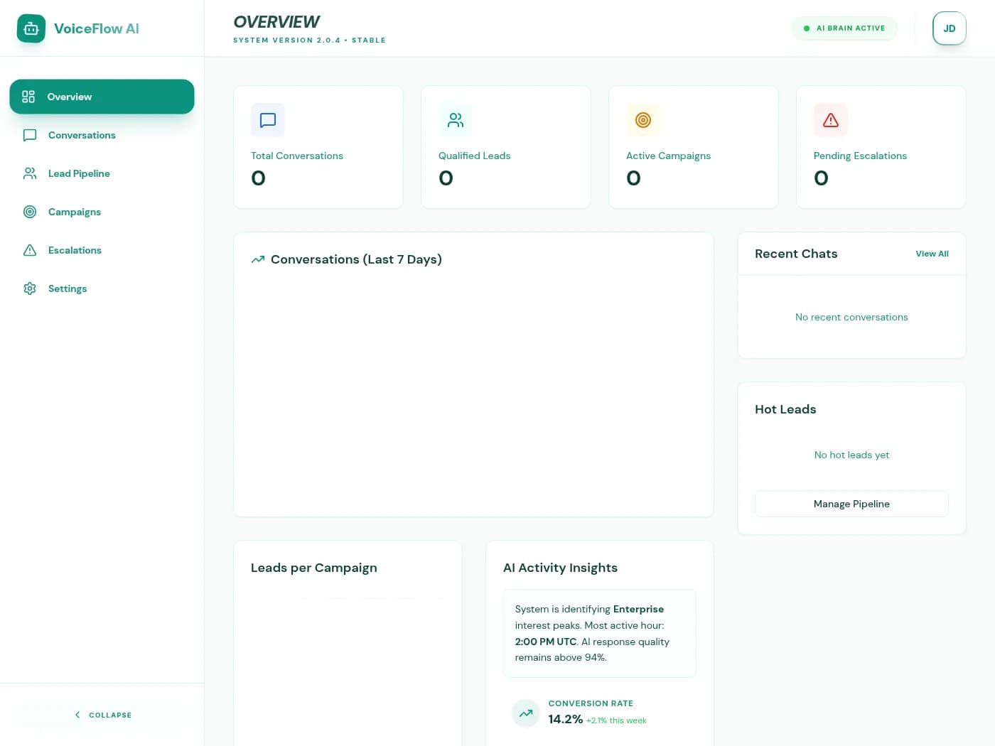 VoiceFlow AI Bot Platform