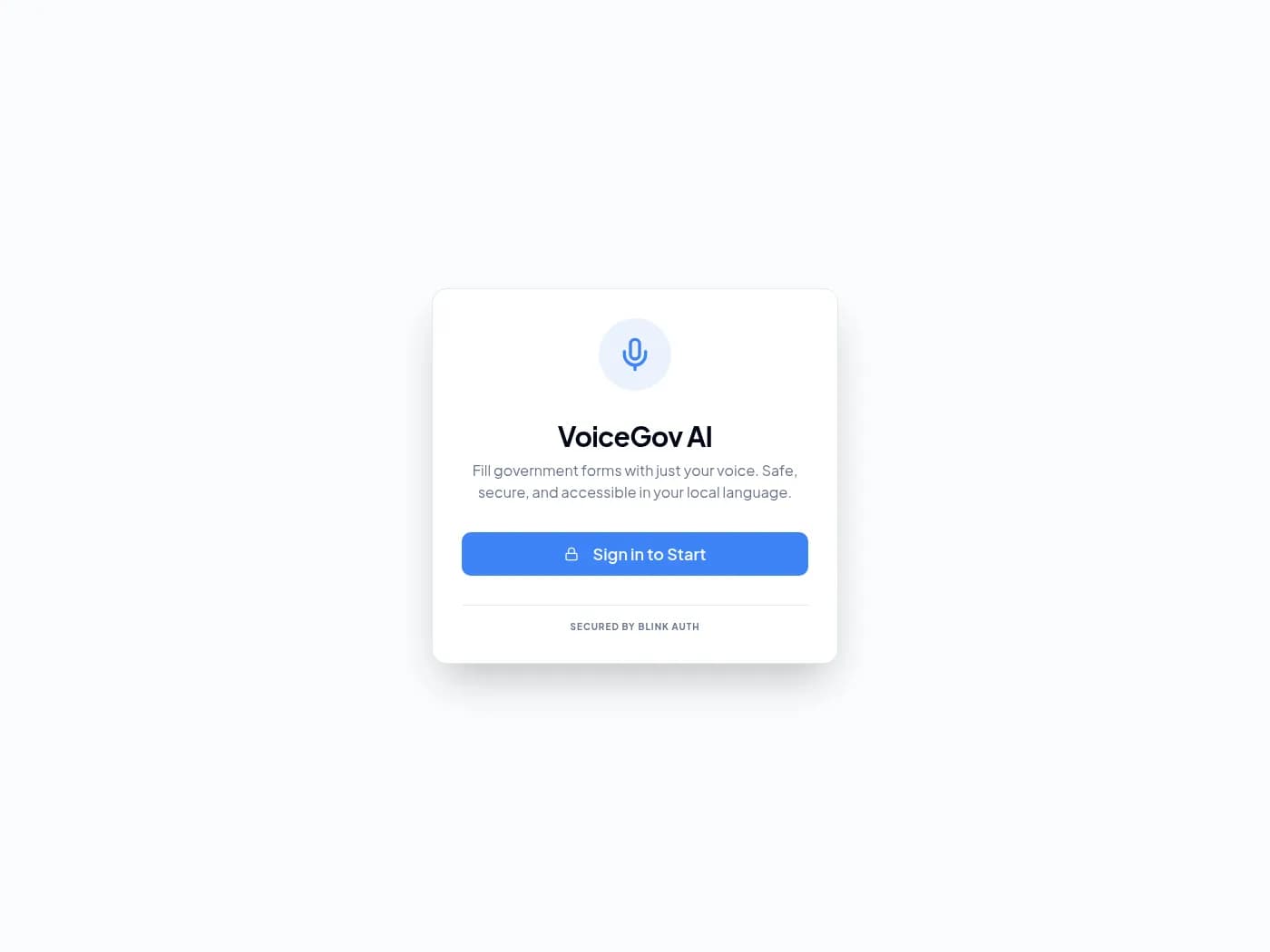 VoiceGov AI Assistant