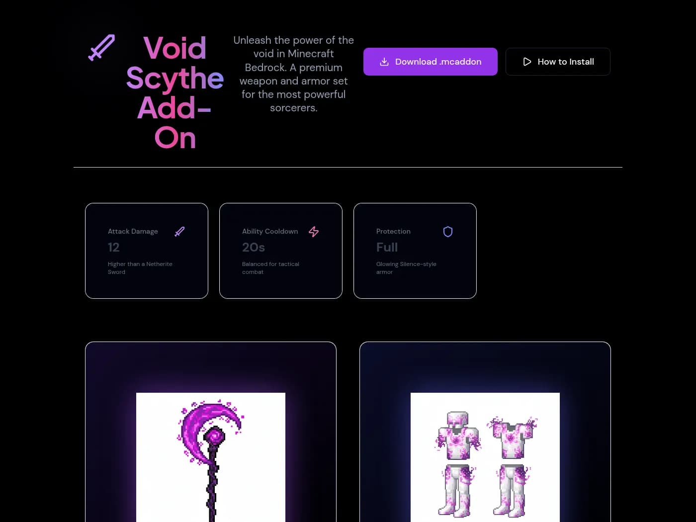 Void Scythe Add-On