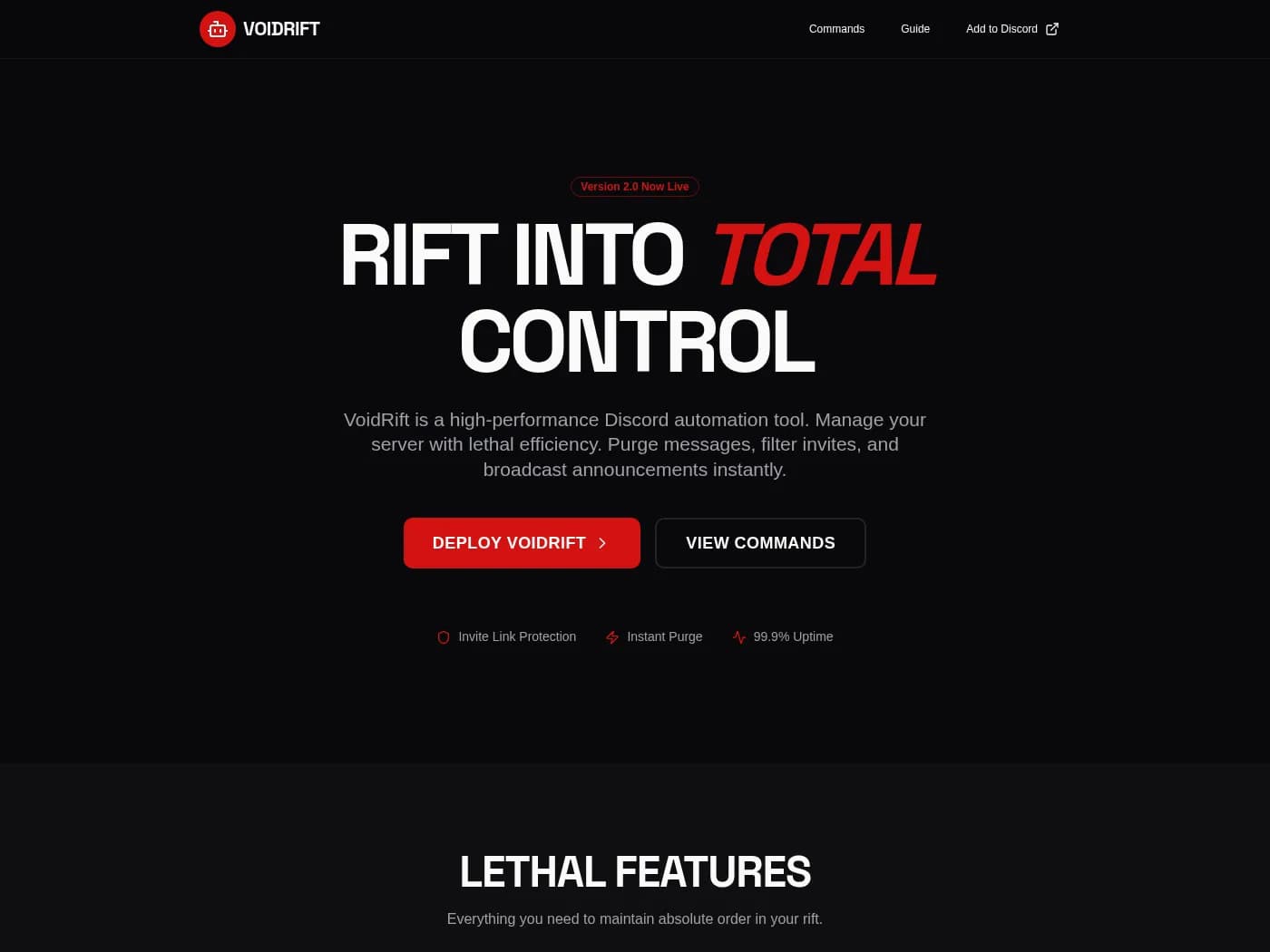 VoidRift Discord Bot