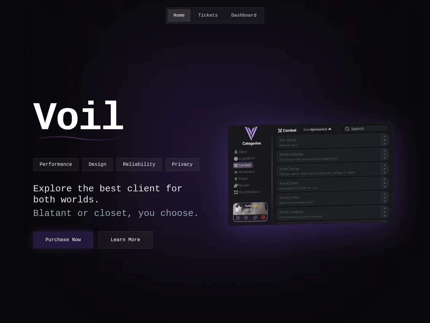 Voilclient Web Clone