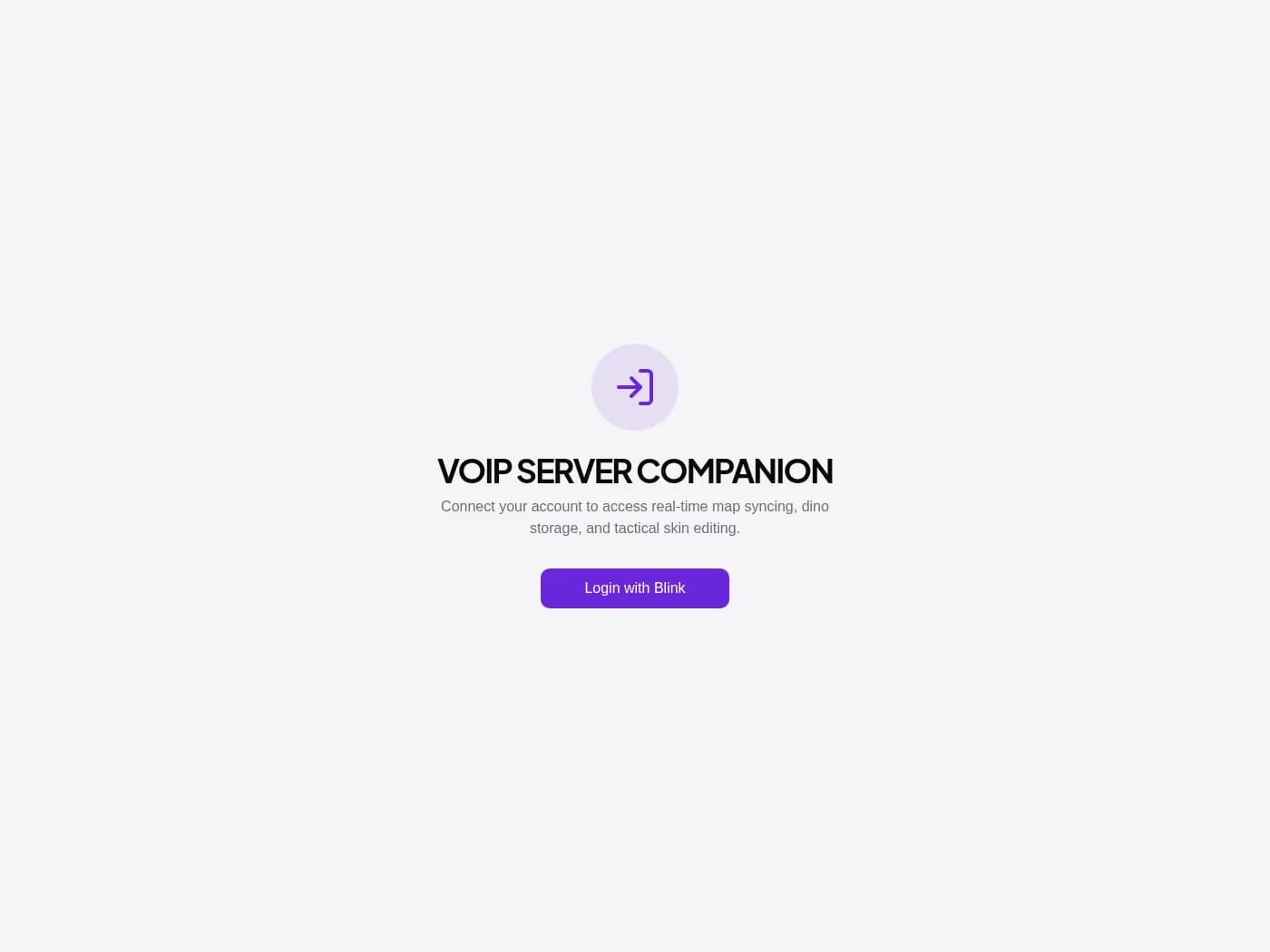 PaleoLyfe Server Companion
