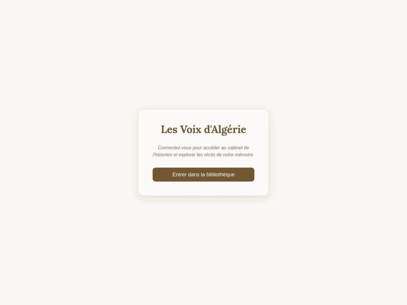 Les Voix de l'Algérie