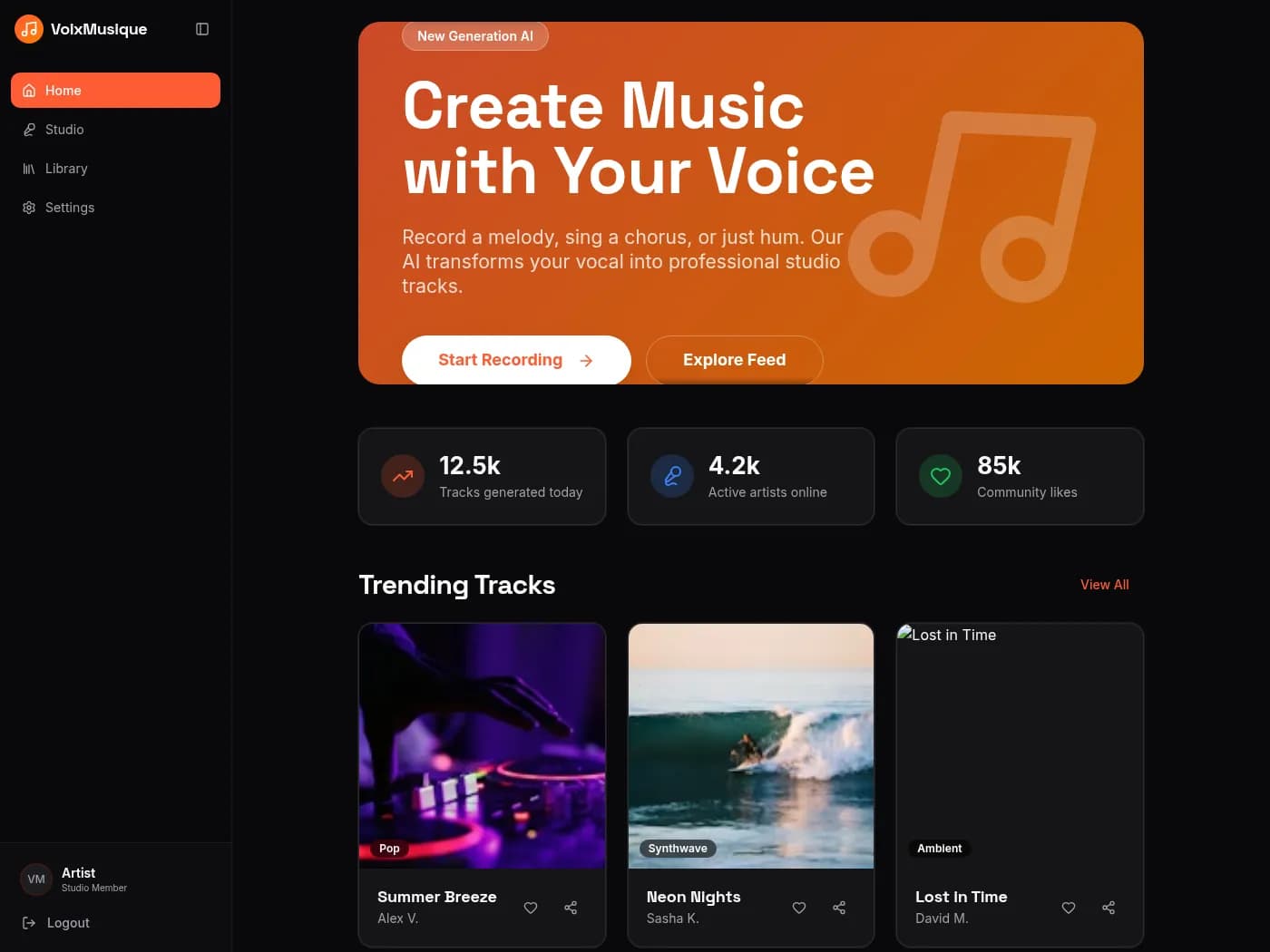 VoixMusique Studio