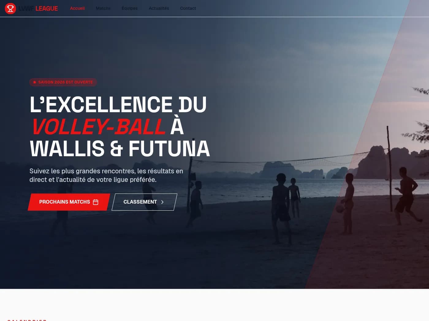 Wallis Futuna Volley Website