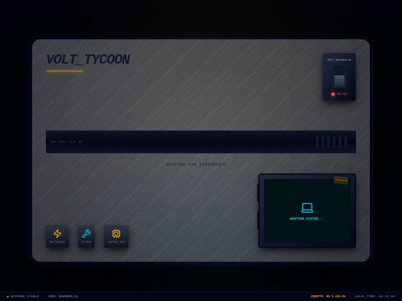 Volt Tycoon UI Prototype