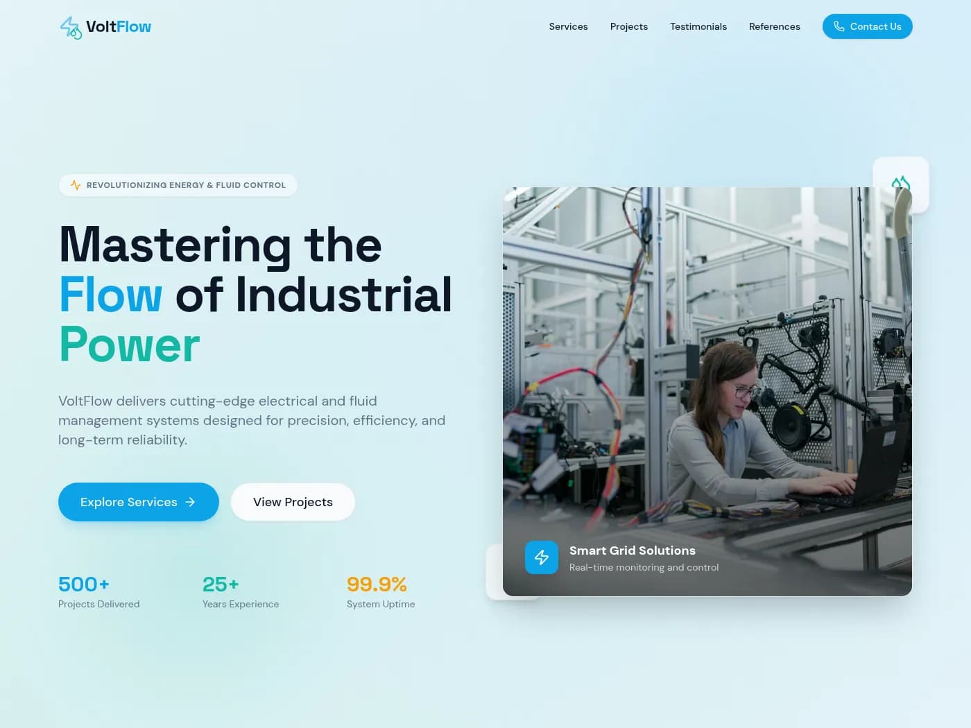 VoltFlow Company Web