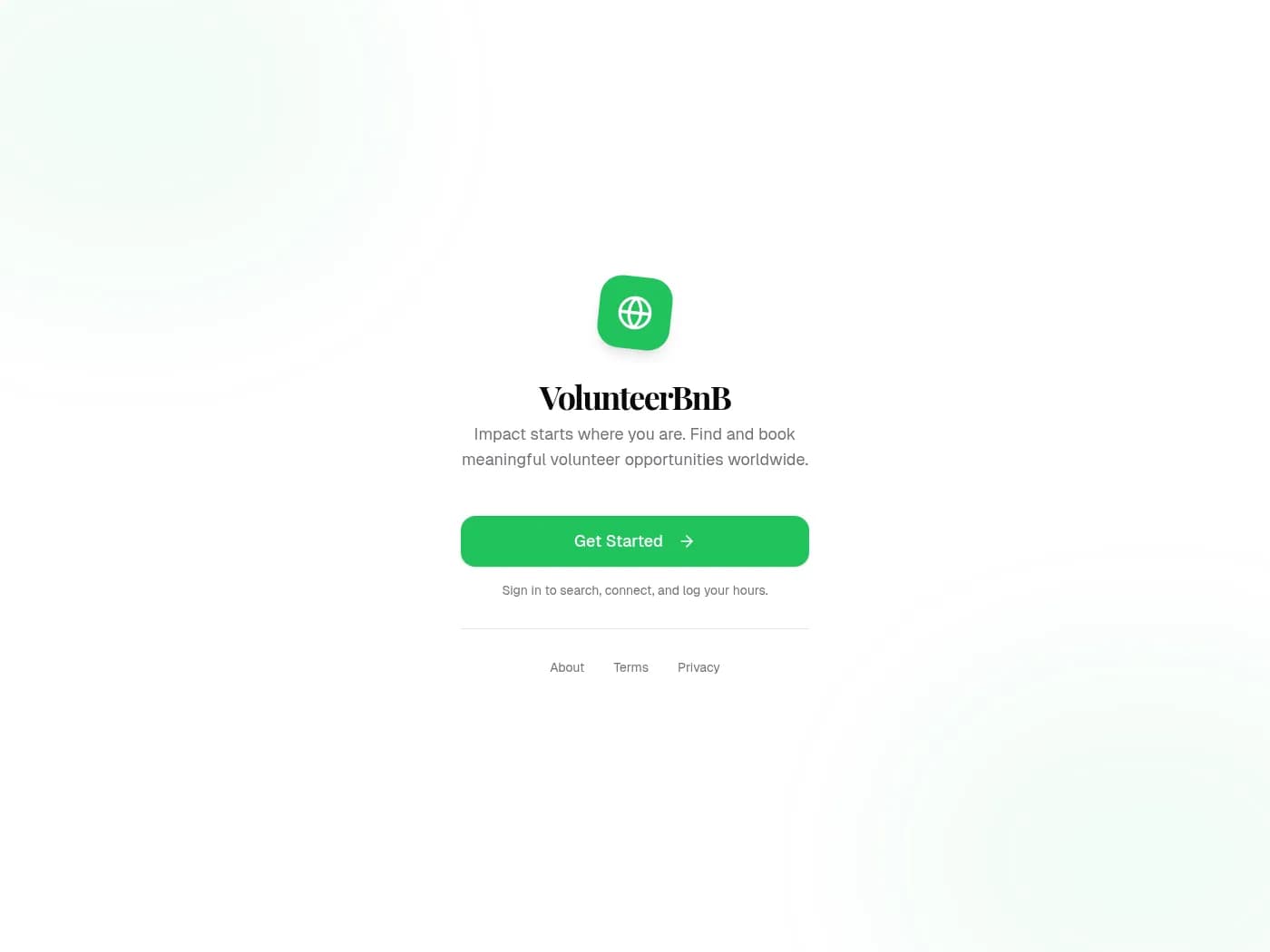 VolunteerBnB