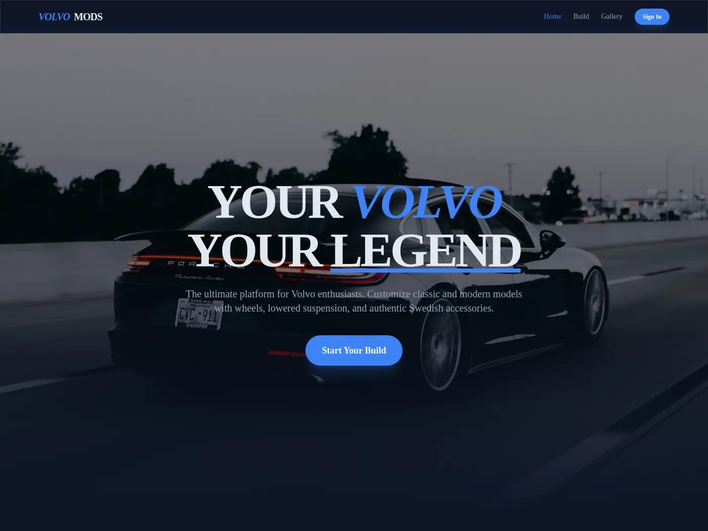 Volvo Mod Builder