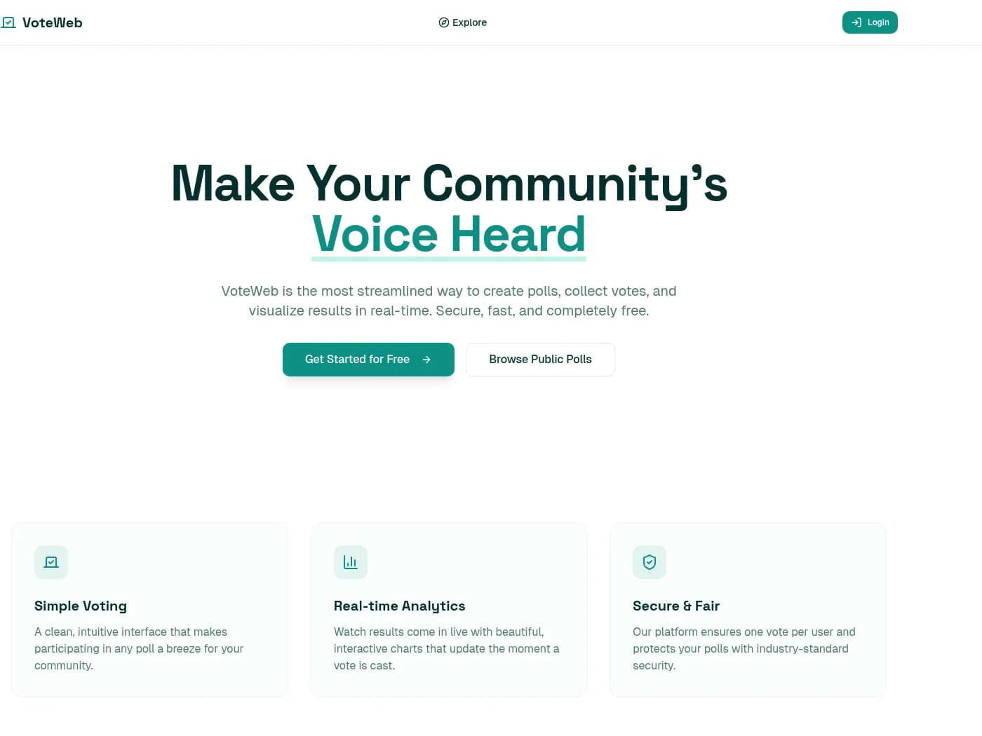 VoteWeb